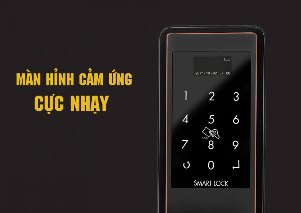 Khóa vân tay TS 6000 Plus cho cửa gỗ ⋆ SmartTechs Đà Nẵng